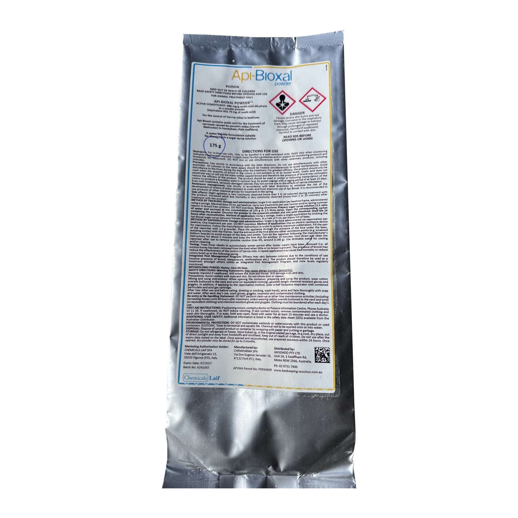 Api-Bioxal Powder – Effective Oxalic Acid Varroa Mite Control