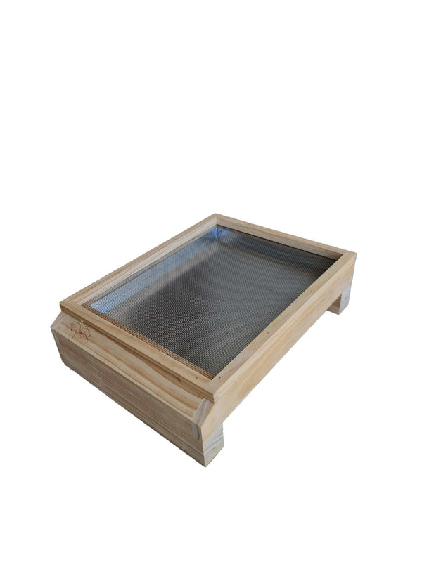 8/10 Frames Mesh Bottom Board Rubber Feet with Beetle Trap – Beekeeping ...