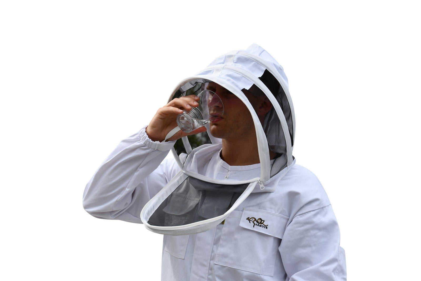 OZ APIARIST Heavy Duty Beekeeping Suit With Round Brim Hat & Optional ...