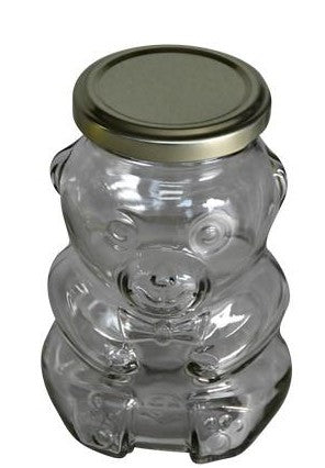 Buy Teddy Bear Glass Jars 500 Grams | Beekeeping Gear